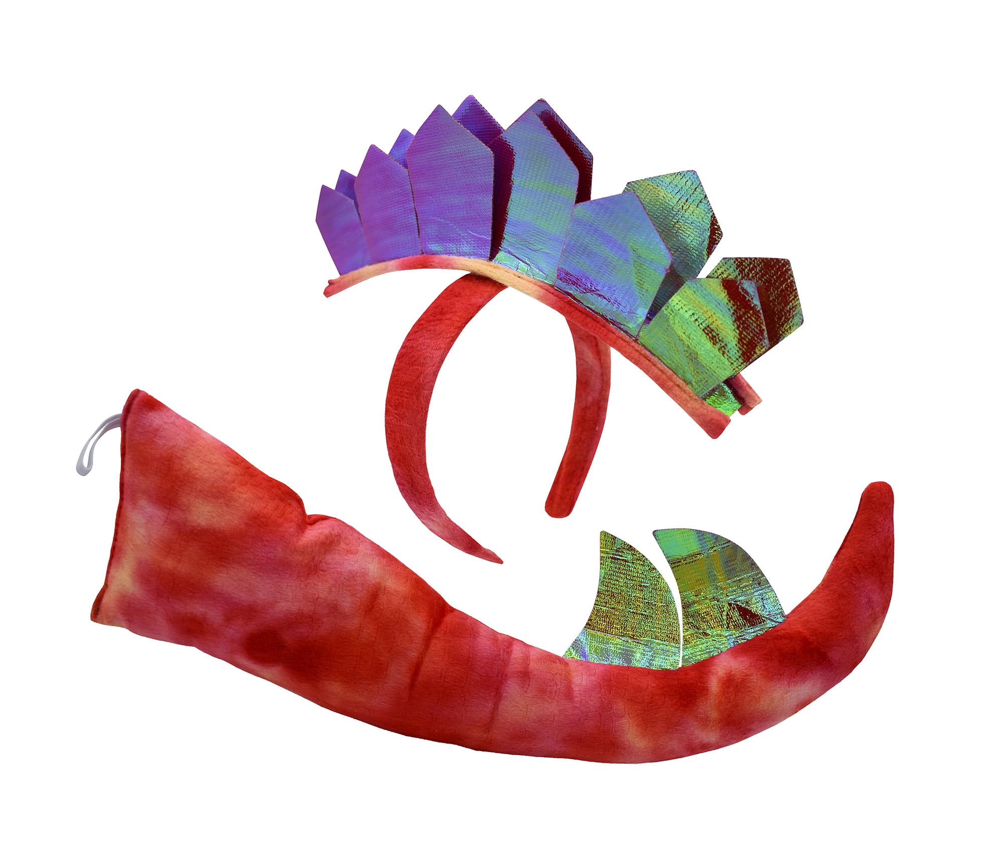 Nicky Bigs Novelties Adult Stegosaurs Spiked Dinosaur Headband Tail ...