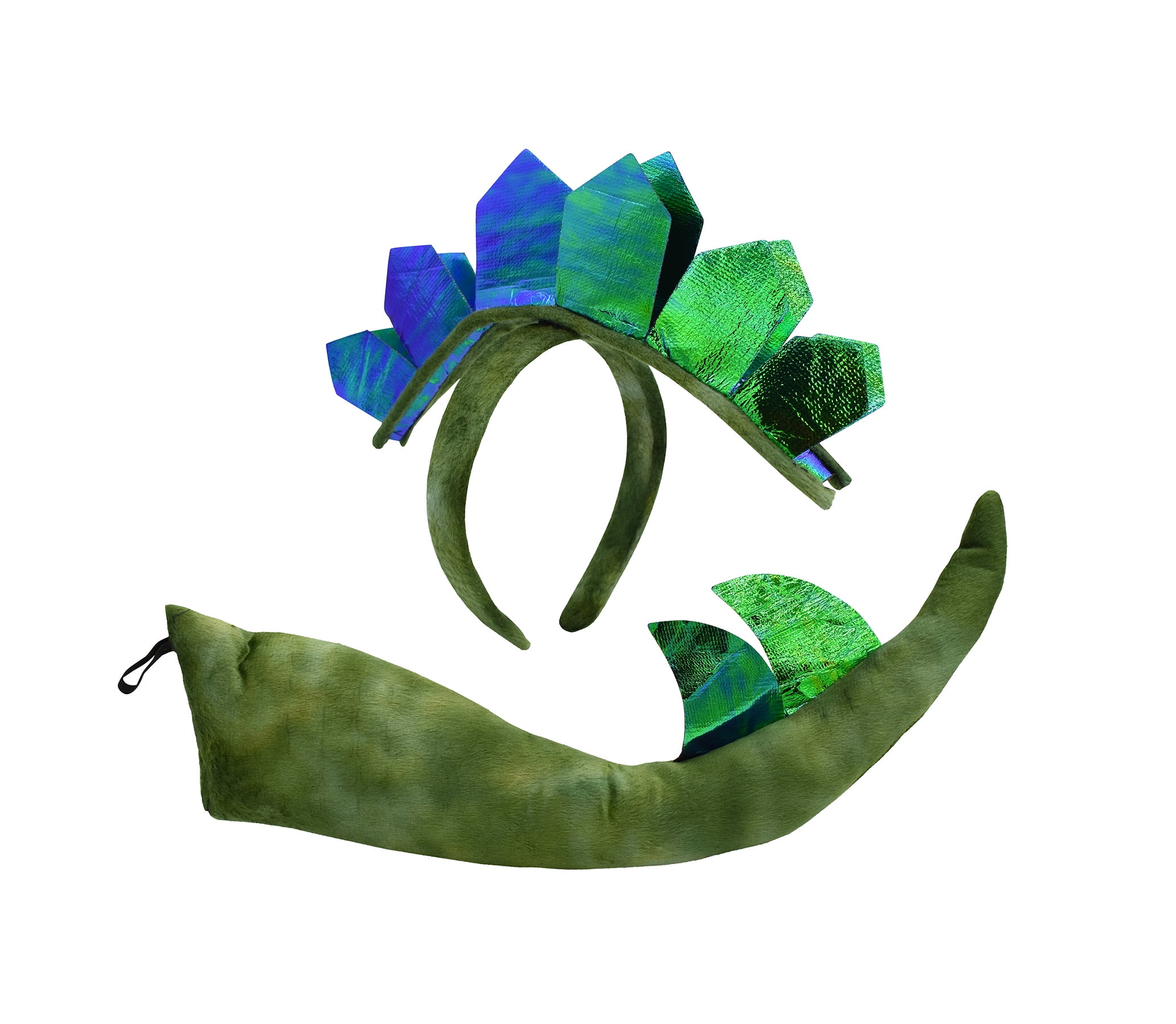 Nicky Bigs Novelties Adult Stegosaurs Spiked Dinosaur Headband Tail ...