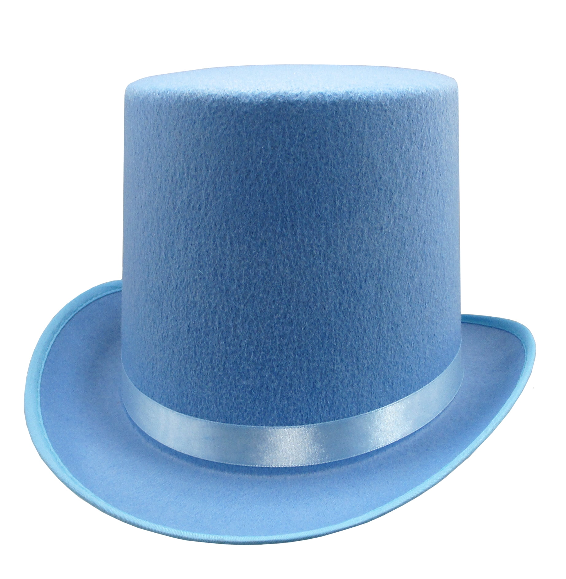 Nicky Bigs Novelties Adult Tall Deluxe Felt Top Hat, One Size (Blue ...