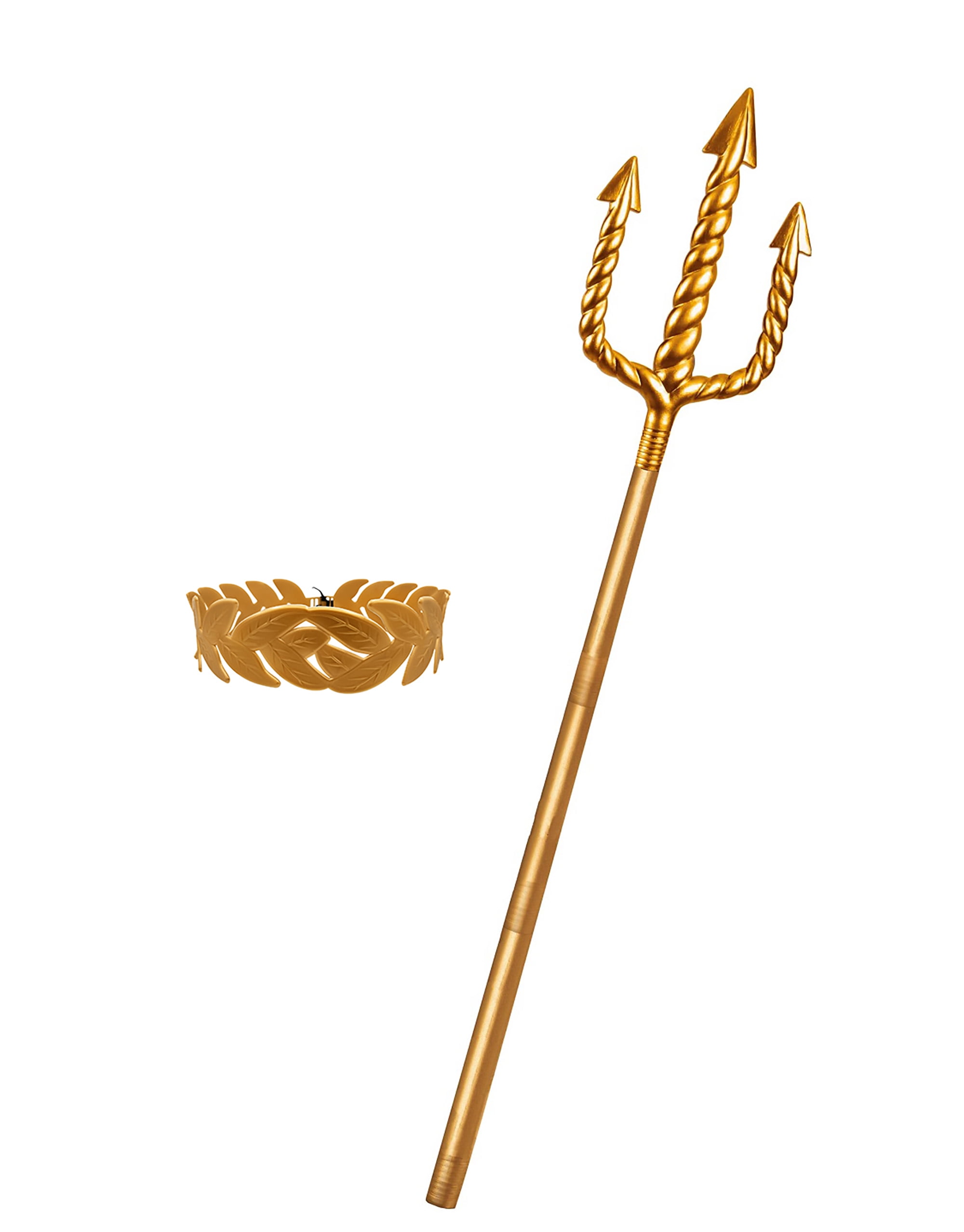 Nicky Bigs Novelties Adult Underwater Sea King Gold Crown and Trident ...