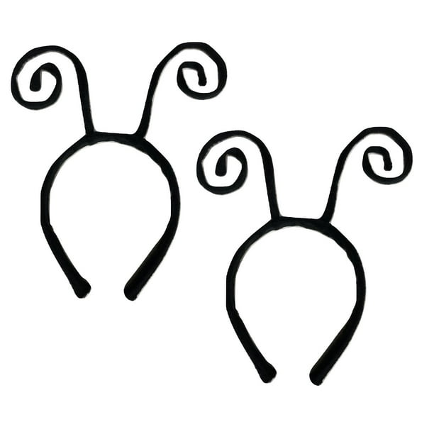 Nicky Bigs Novelties Black Velvet Bug Antenna Headband Costume ...