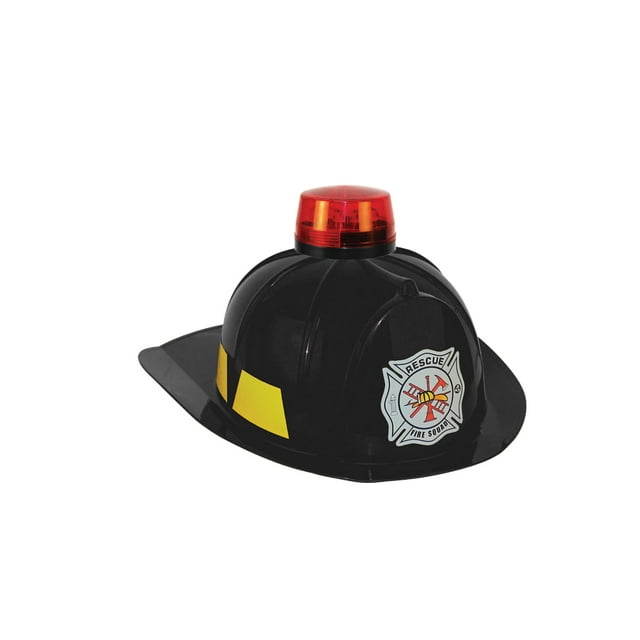 Nicky Bigs Novelties Firefighter Helmet - Plastic Toy with Light Up ...