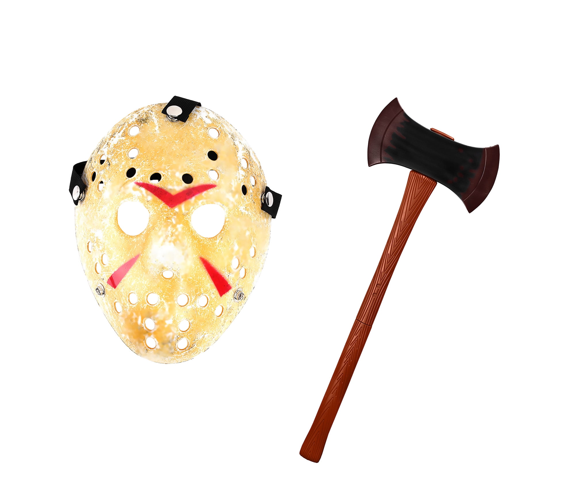 Nicky Bigs Novelties Hockey Mask Killer Costume Accessory Plastic ...