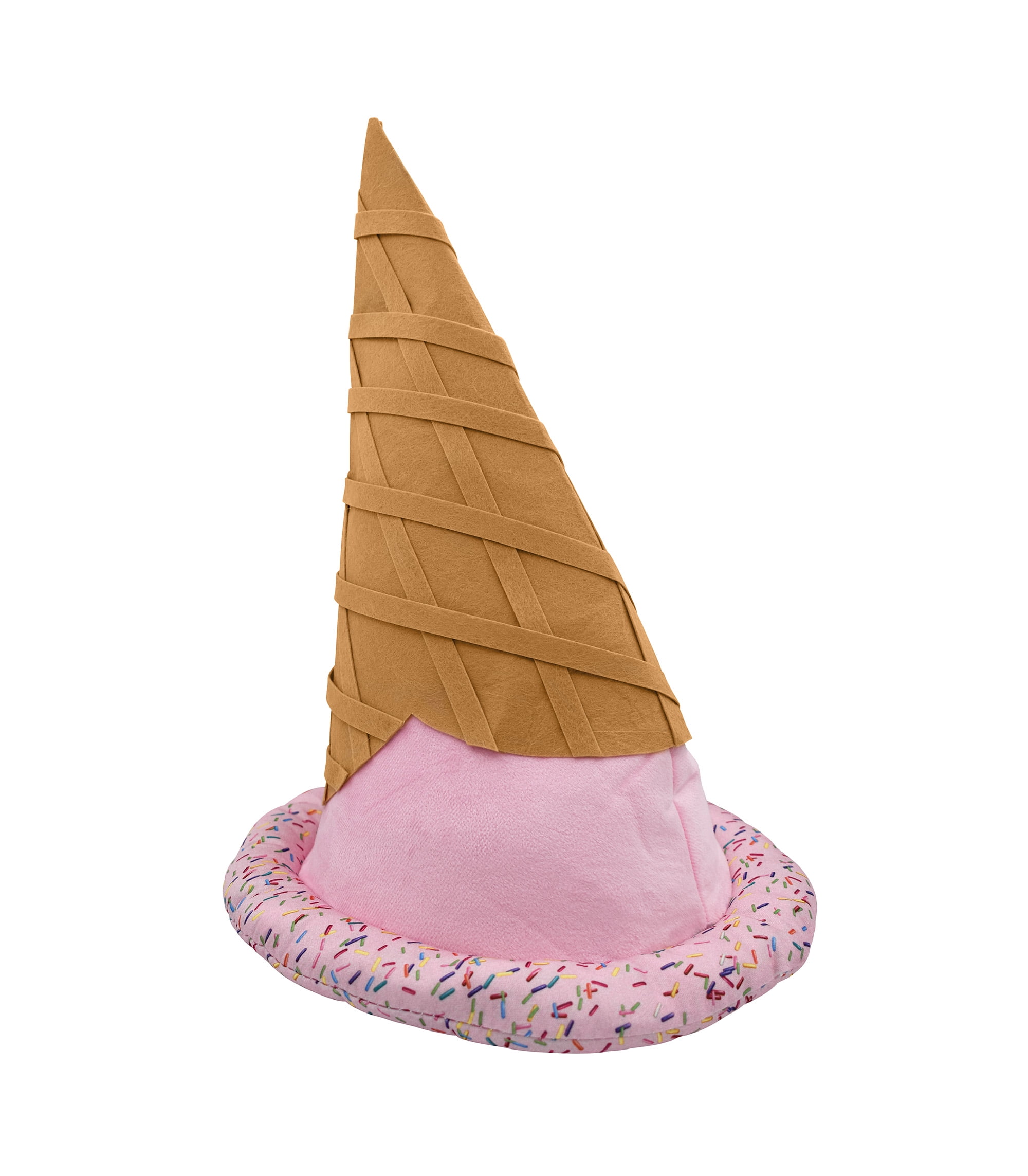Nicky Bigs Novelties Ice Cream Party Hat - Strawberry Ice Cream Cone ...