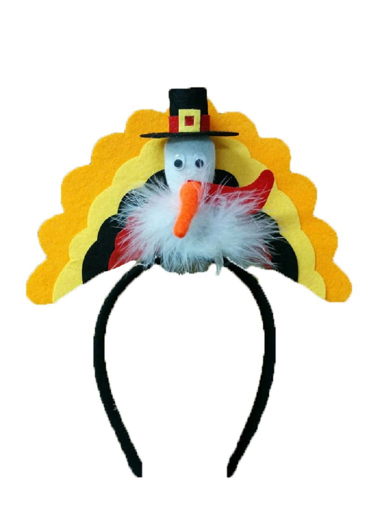 Nicky Bigs Novelties Lightweight Festive Unisex Pilgrim Hat Turkey ...