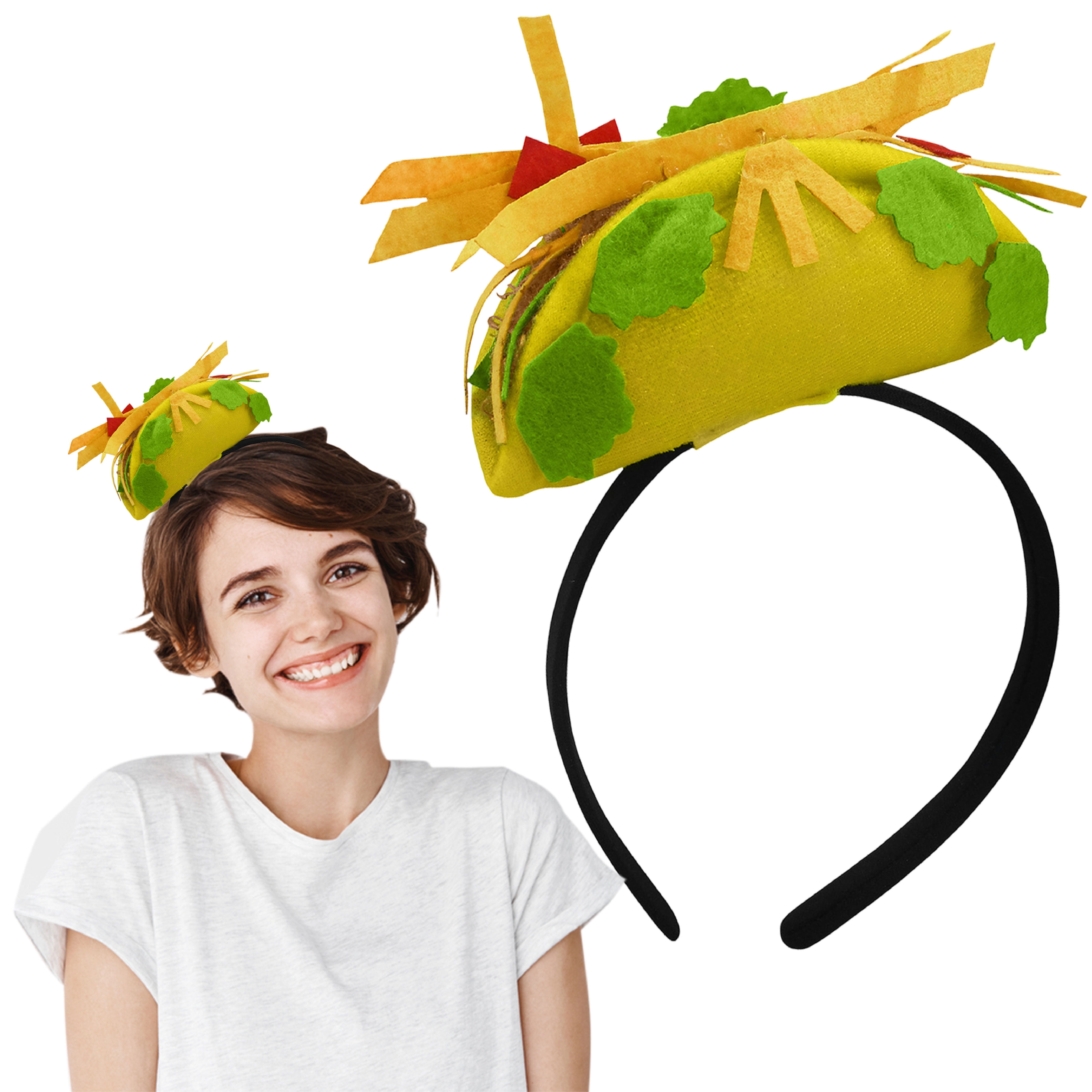 Nicky Bigs Novelties Mini Taco Headband - Lightweight Festive Food ...