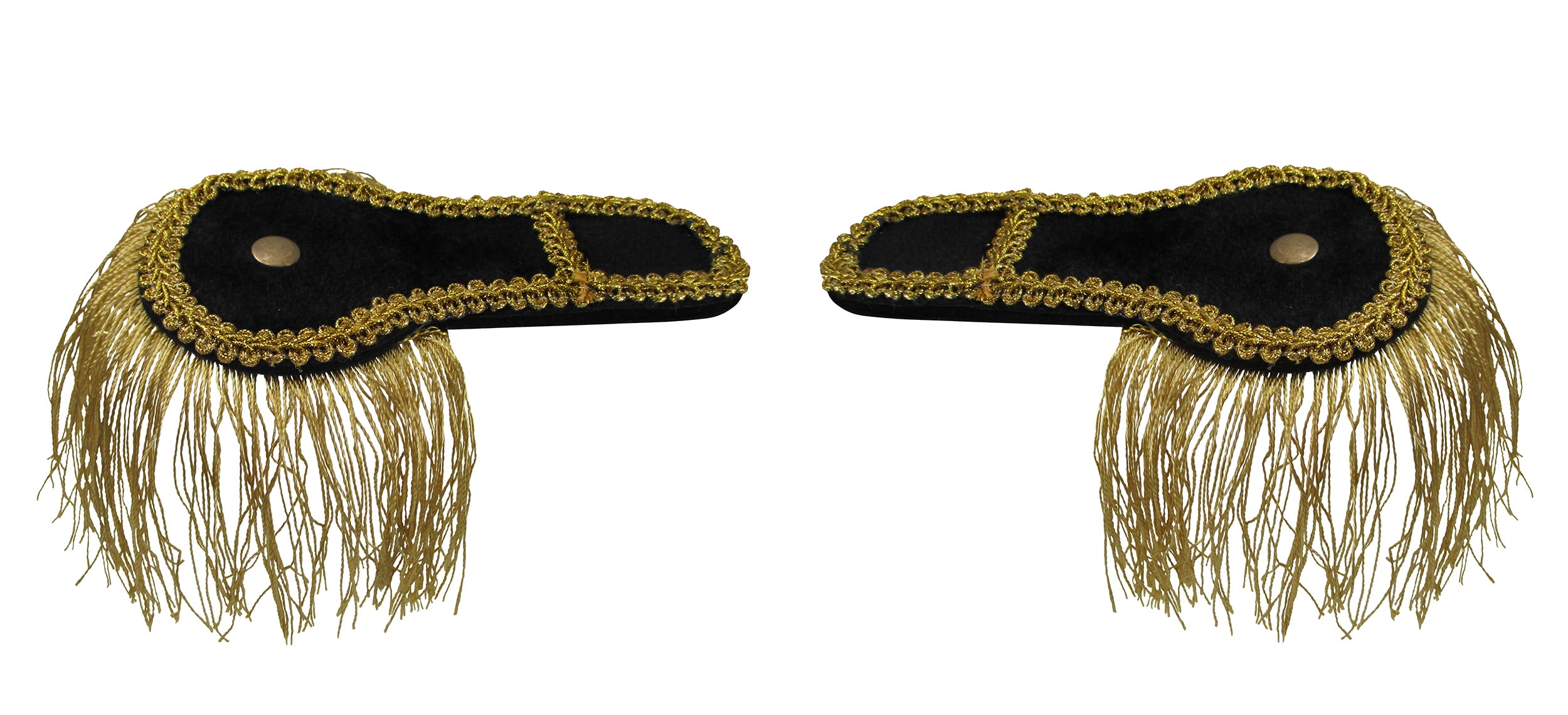 Nicky Bigs Novelties Ringmaster Epaulettes, Black or Red with Gold ...