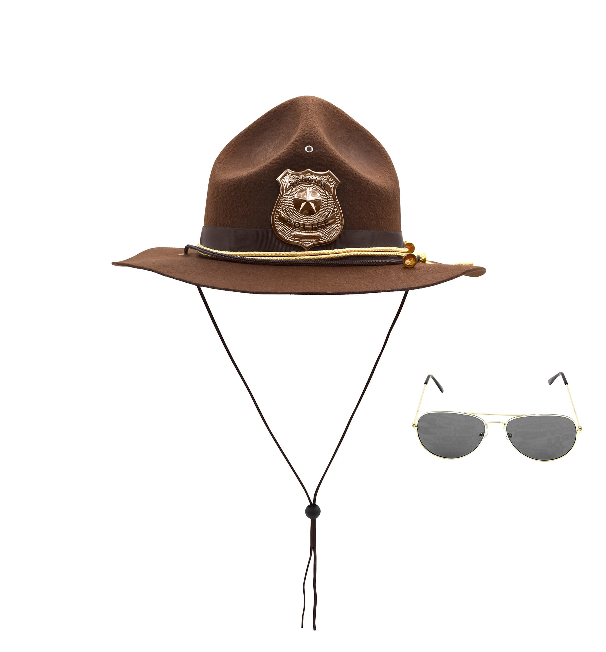 Nicky Bigs Novelties Super State Trooper Mountie Hat Aviators Costume ...