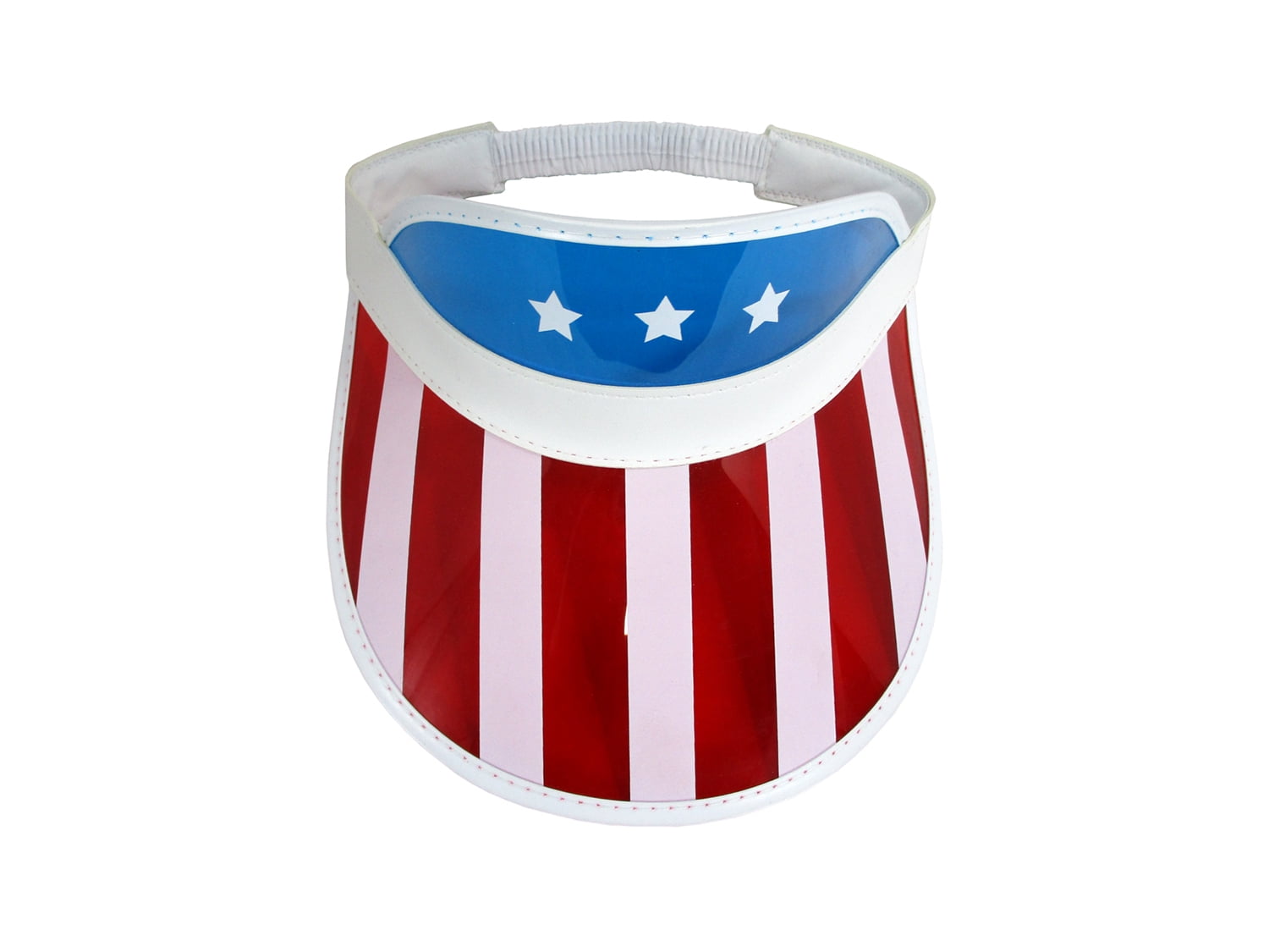 Nicky Bigs Novelties USA American Flag Hat-American USA Flag Visors ...