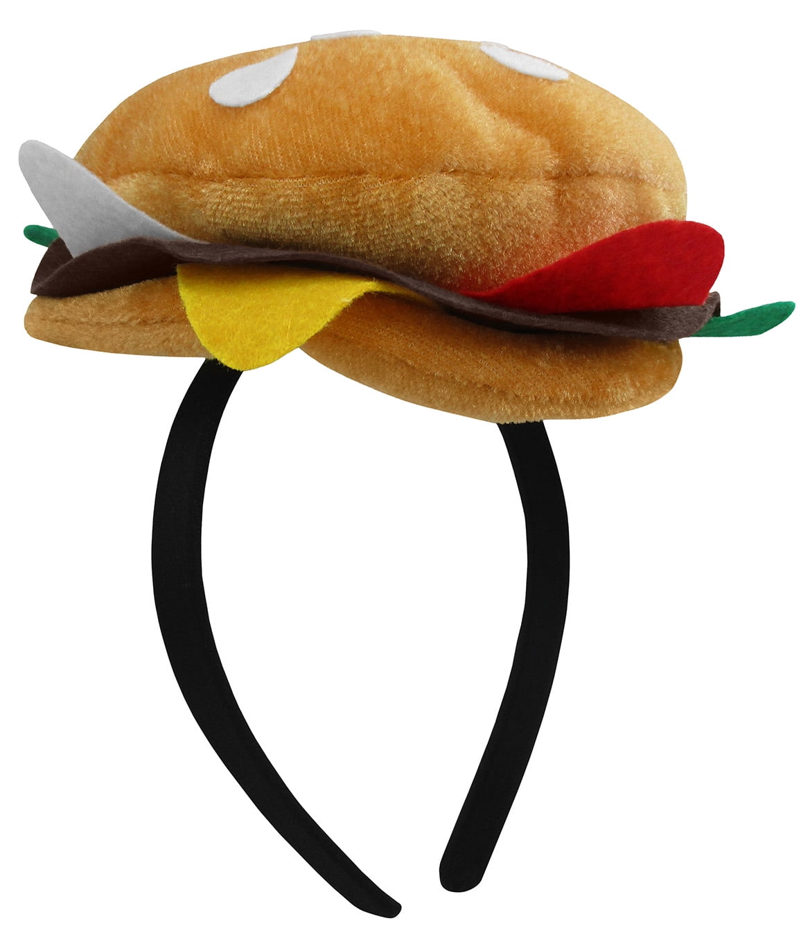 Nicky Bigs Novelties Unisex Adult Mini Hamburger Headband Costume ...