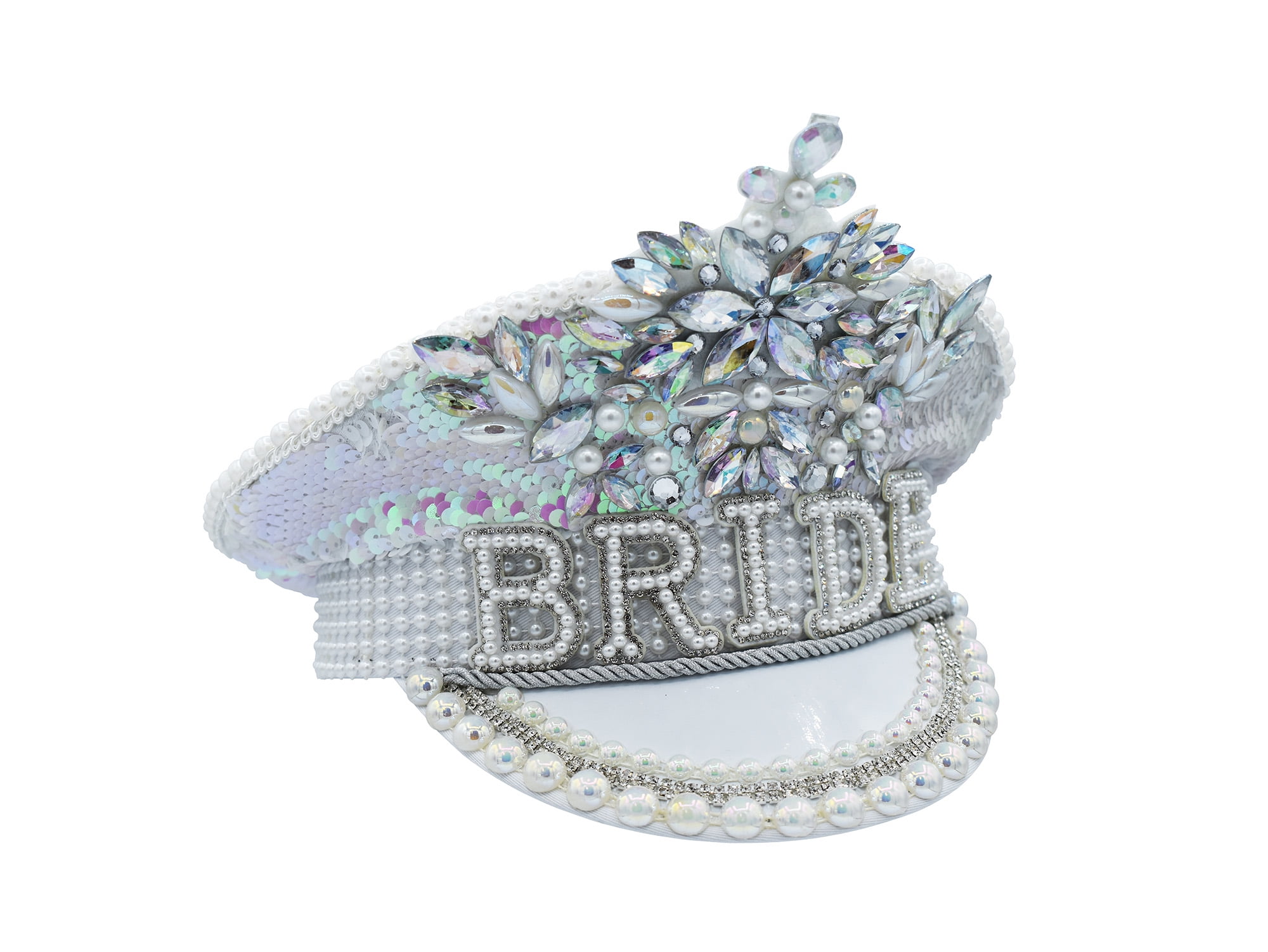 Nicky Bigs Novelties Womens Iridescent Pink Flip Sequin Bride to Be ...