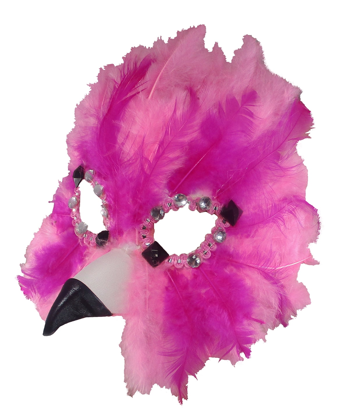 Nicky Bigs Novelties Womens Masquerade Pink Flamingo Mask - Faux ...