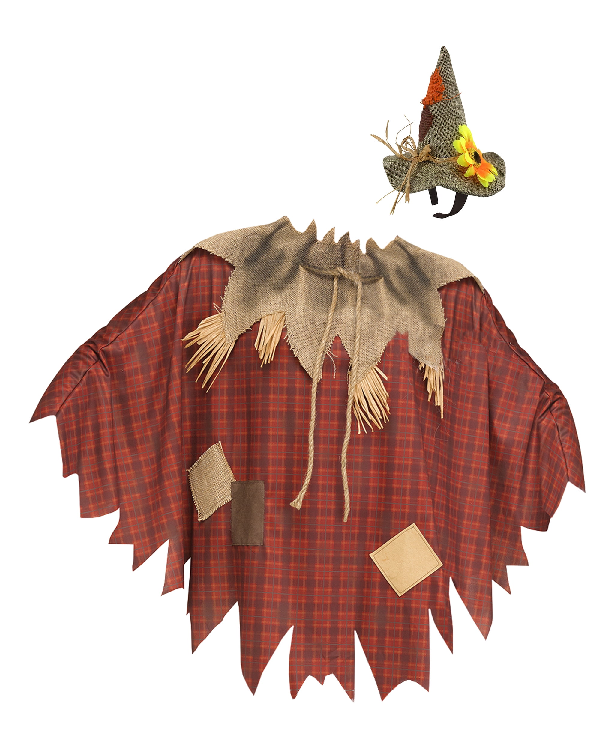 Nicky Bigs Novelties Womens Mini Scarecrow Hat Headband Patches Straw ...