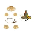 Nicky Bigs Novelties Adult Scarecrow Headpiece with Mini Hat, Faux ...