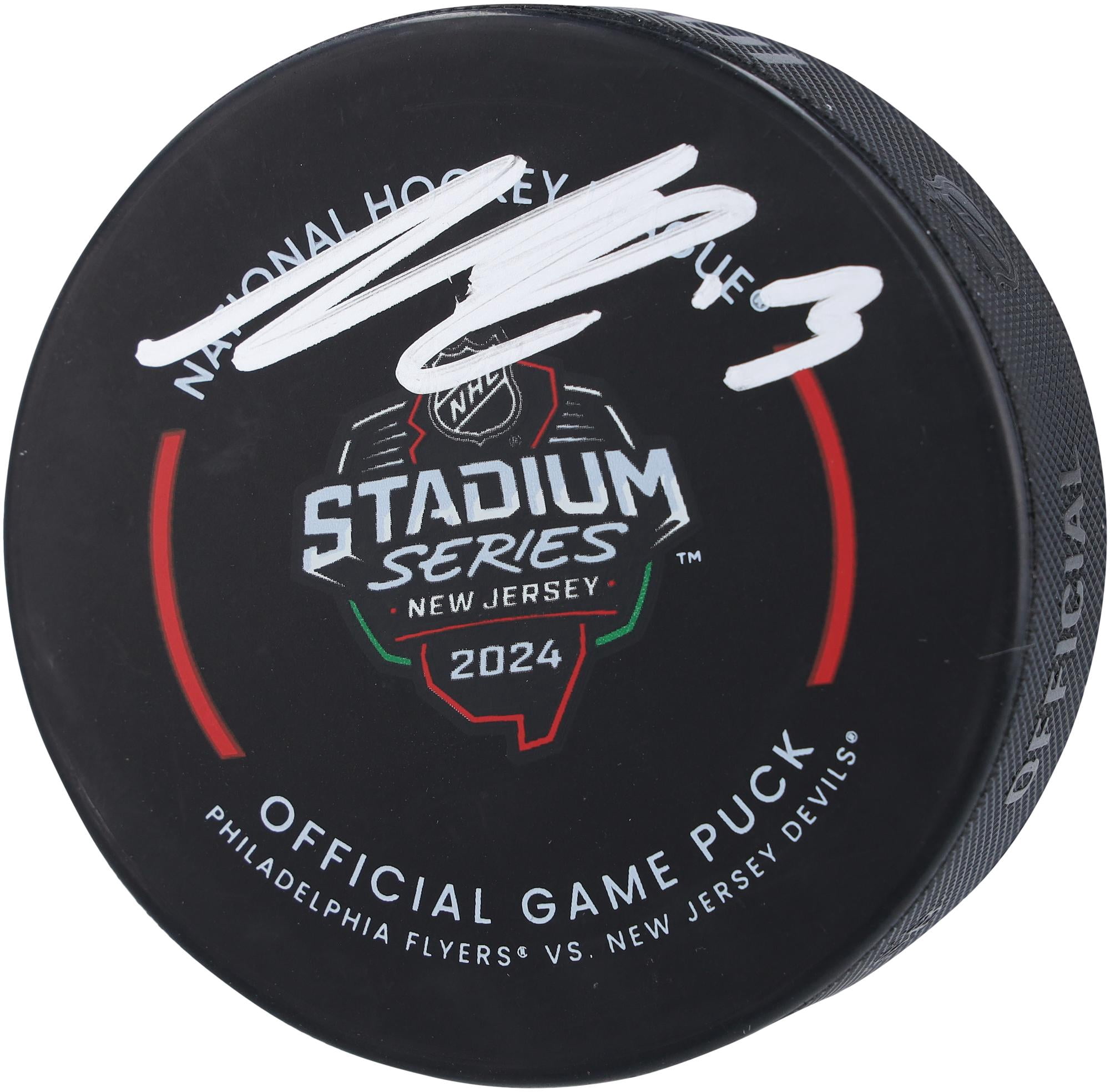 Nico Hischier New Jersey Devils Autographed 2024 Stadium Series ...