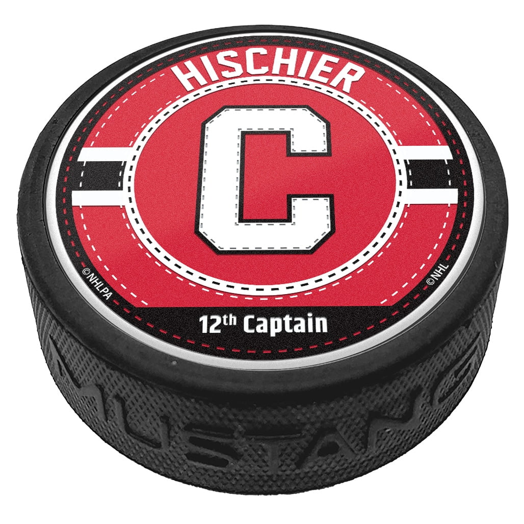 Nico Hischier New Jersey Devils Captain Puck - Walmart.com