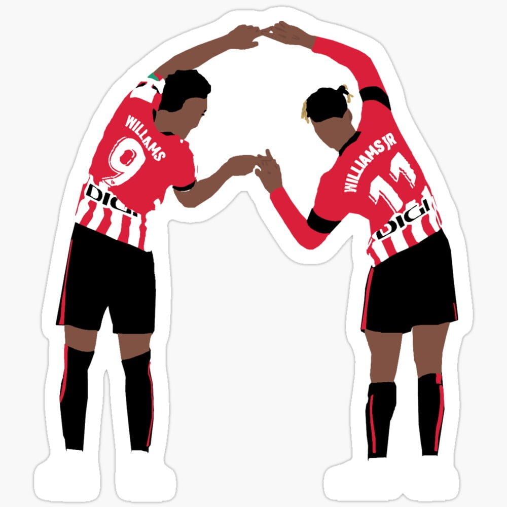 Nico & Inaki Williams - Athletic Bilbao 2 Sticker Phone Decal Water ...