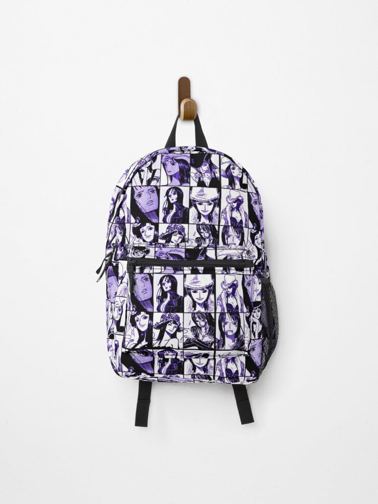 Nico Robin pre timeskip design - One Piece Manga Panel collage Backpack ...