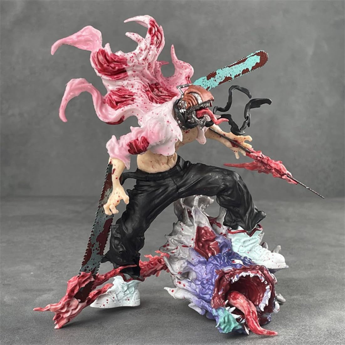 Chainsaw Man Denji Pochita (Rage Ver) Character Anime Model Statue Toy ...