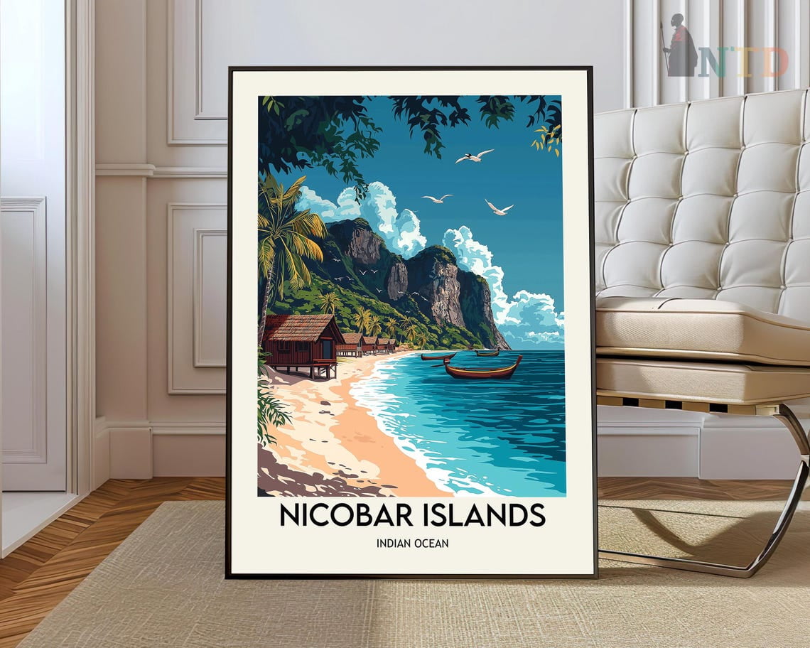 Nicobar Islands Poster, Nicobar Islandsnicobar Islands Print, Nicobar Islands Photo, Nicobar ...