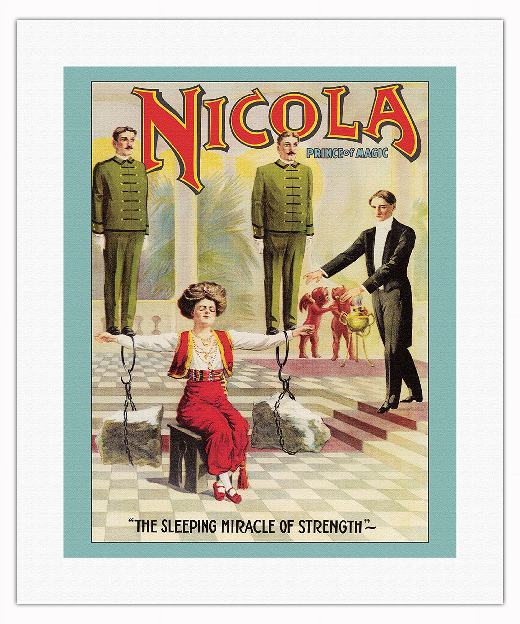 Nicola Prince of Magic - The Sleeping Miracle of Strength Illusion Show ...