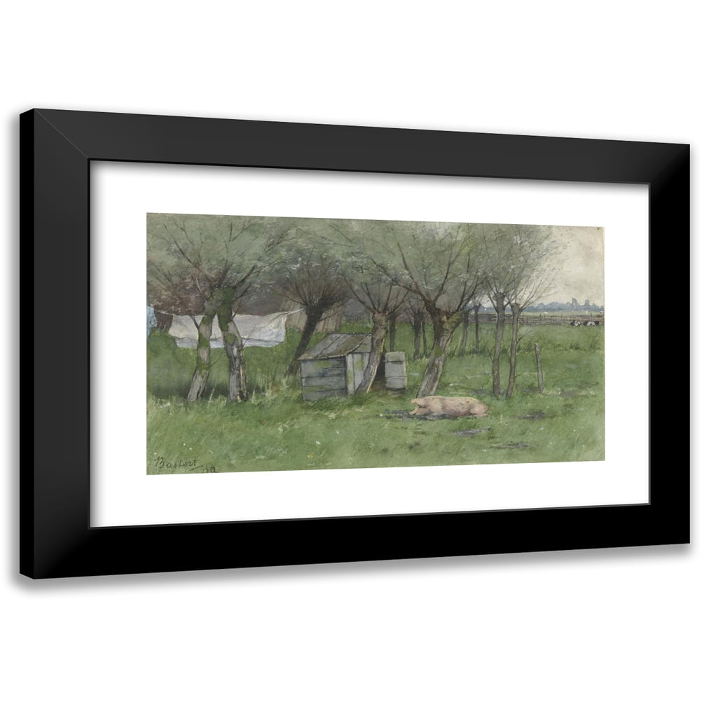 Nicolaas Bastert 24x15 Black Modern Framed Museum Art Print Titled ...