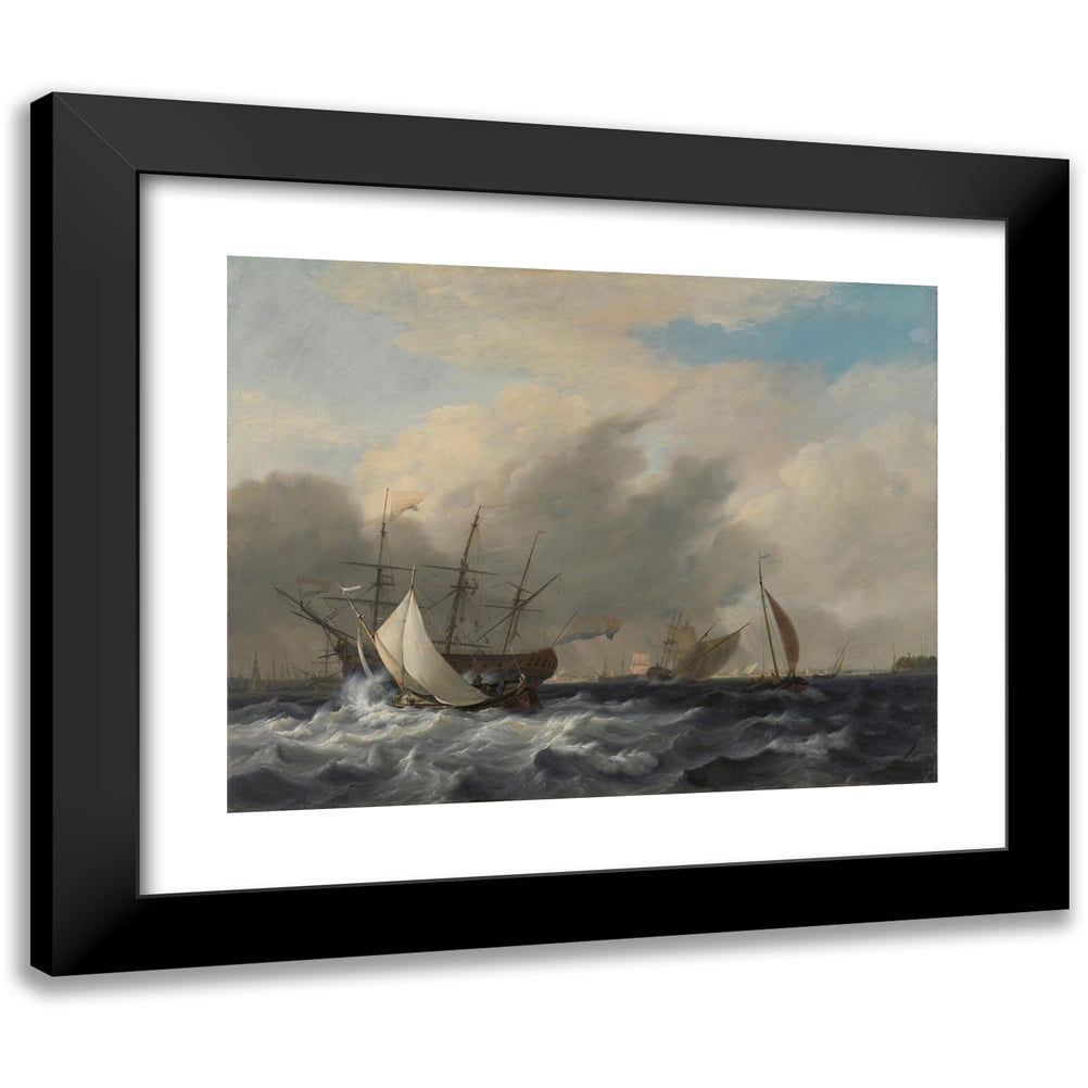 Nicolaas Baur 14x12 Black Modern Framed Museum Art Print Titled - The ...