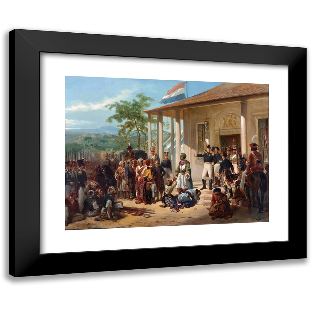 Nicolaas Pieneman 14x12 Black Modern Framed Museum Art Print Titled ...