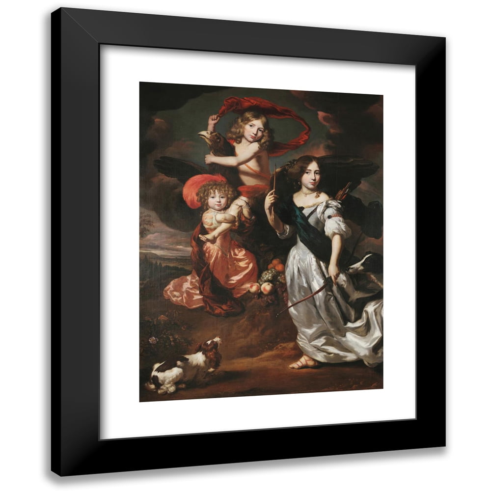 Nicolaes Maes 14x18 Black Modern Framed Museum Art Print Titled ...
