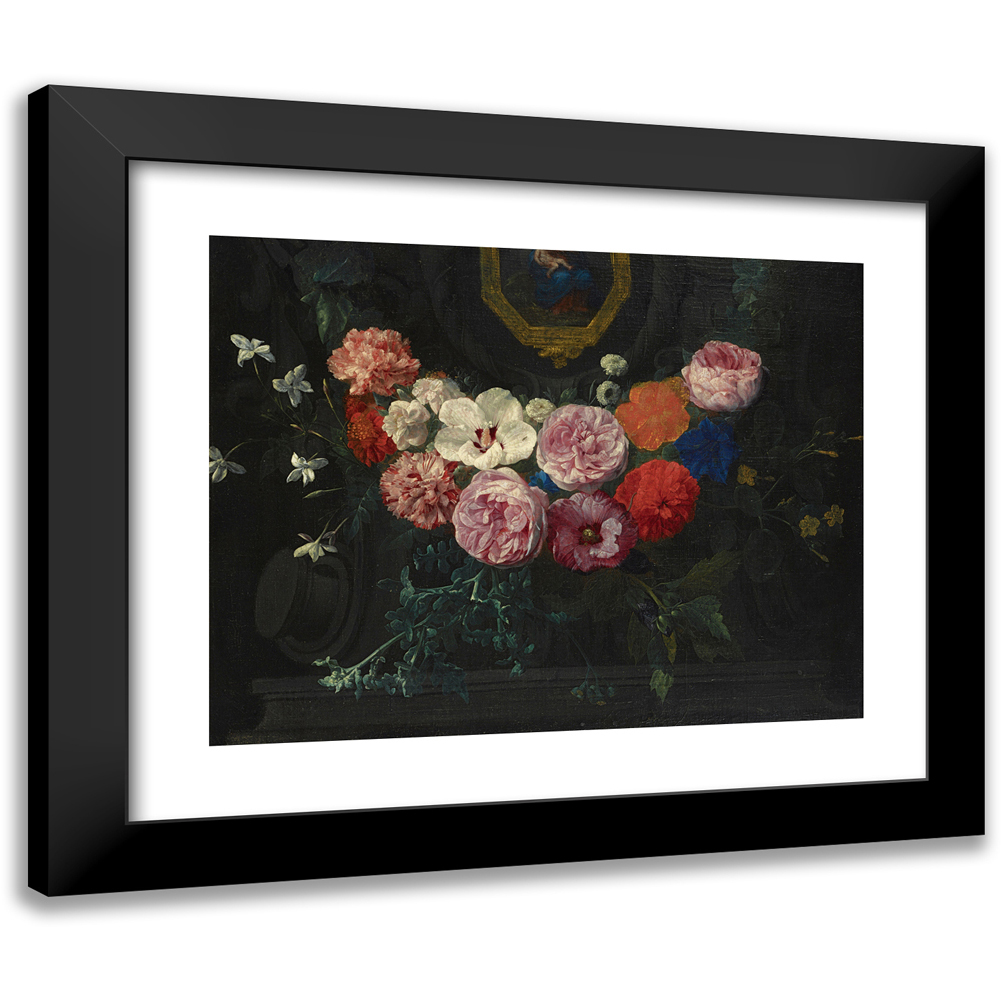 Nicolaes Van Verendael 18x15 Black Modern Framed Museum Art Print ...