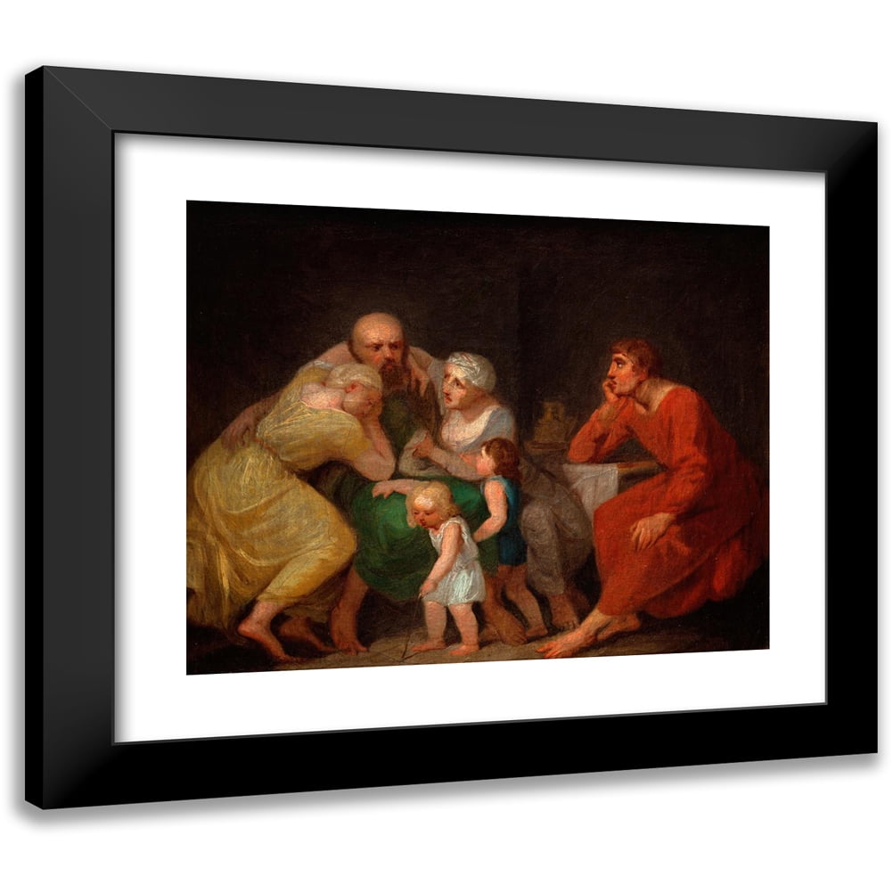 Nicolai Abildgaard 18x15 Black Modern Framed Museum Art Print Titled ...
