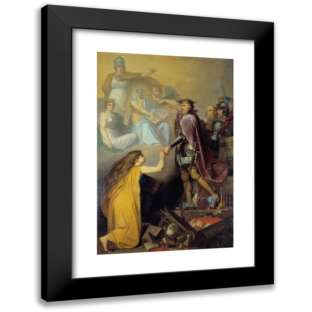 Nicolai Abraham Abildgaard 11x14 Black Modern Framed Museum Art Print ...
