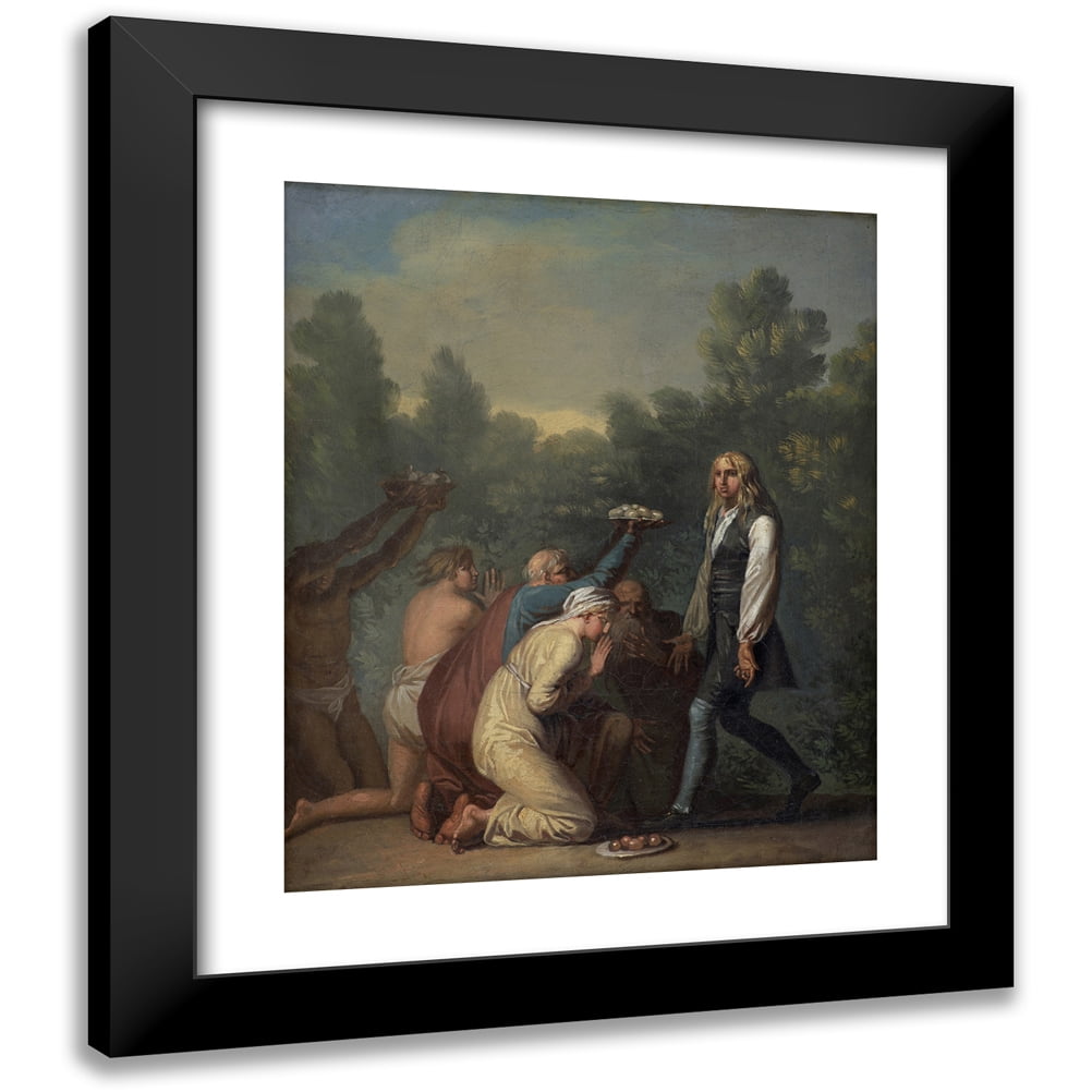 Nicolai Abraham Abildgaard 12x14 Black Modern Framed Museum Art Print ...