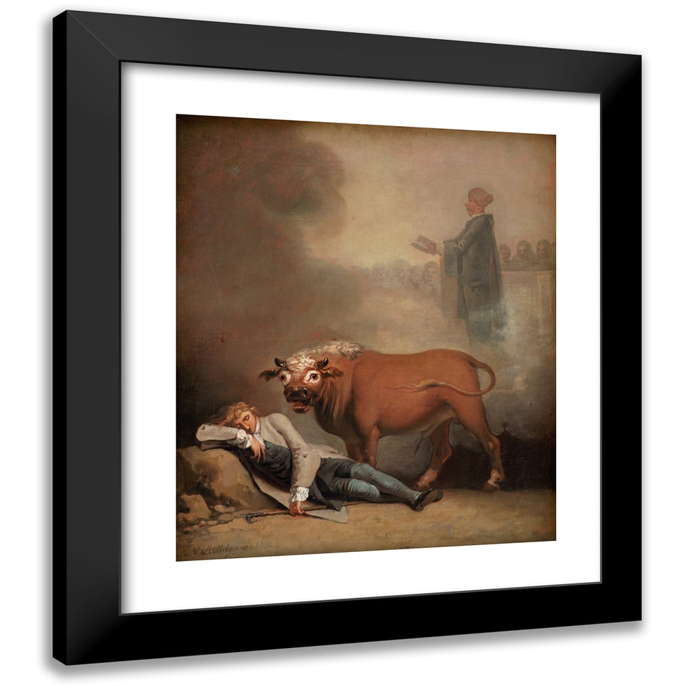 Nicolai Abraham Abildgaard 12x14 Black Modern Framed Museum Art Print ...