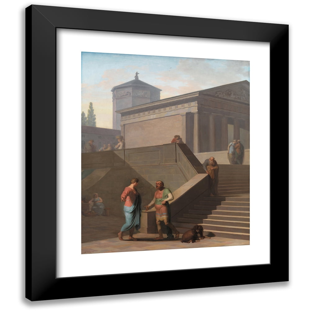 Nicolai Abraham Abildgaard 12x14 Black Modern Framed Museum Art Print ...