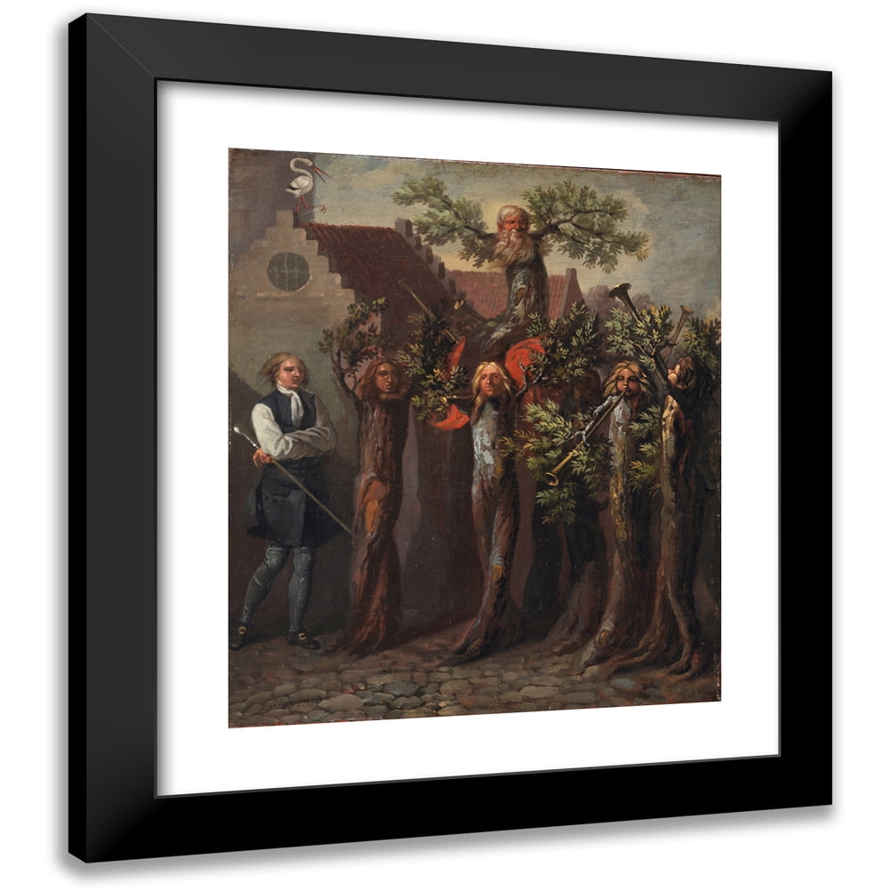 Nicolai Abraham Abildgaard 12x14 Black Modern Framed Museum Art Print ...