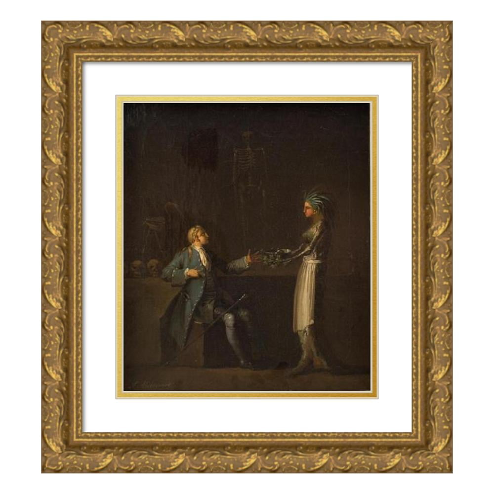 Nicolai Abraham Abildgaard 12x14 Gold Ornate Wood Frame and Double ...