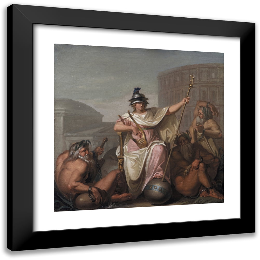 Nicolai Abraham Abildgaard 20x20 Black Modern Framed Museum Art Print ...