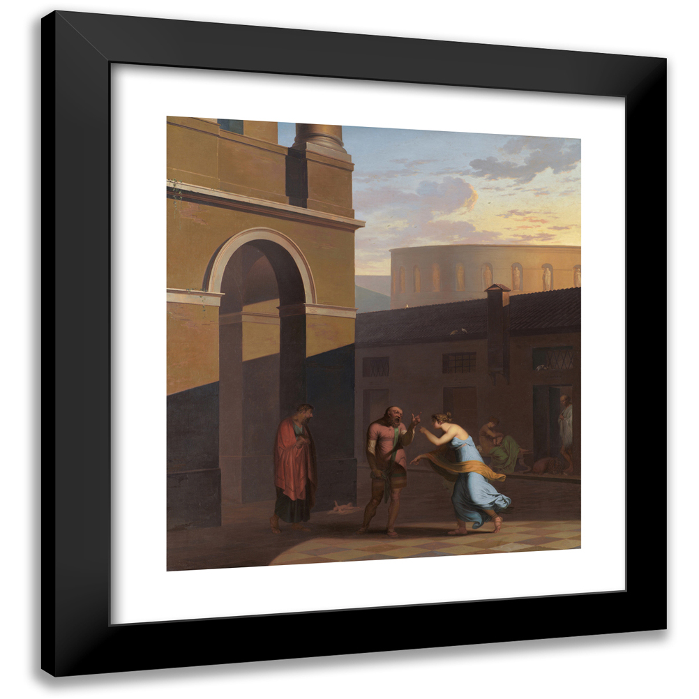 Nicolai Abraham Abildgaard 20x22 Black Modern Framed Museum Art Print ...