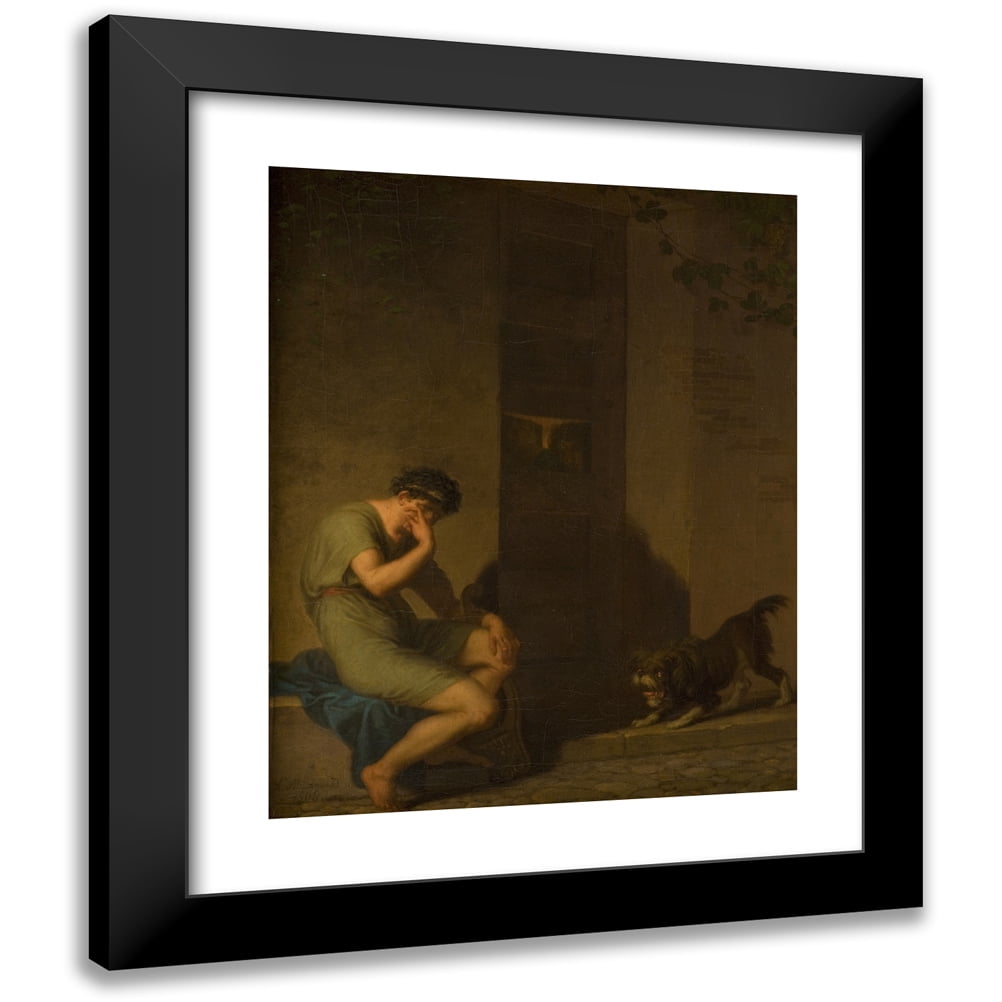 Nicolai Abraham Abildgaard 20x24 Black Modern Framed Museum Art Print ...