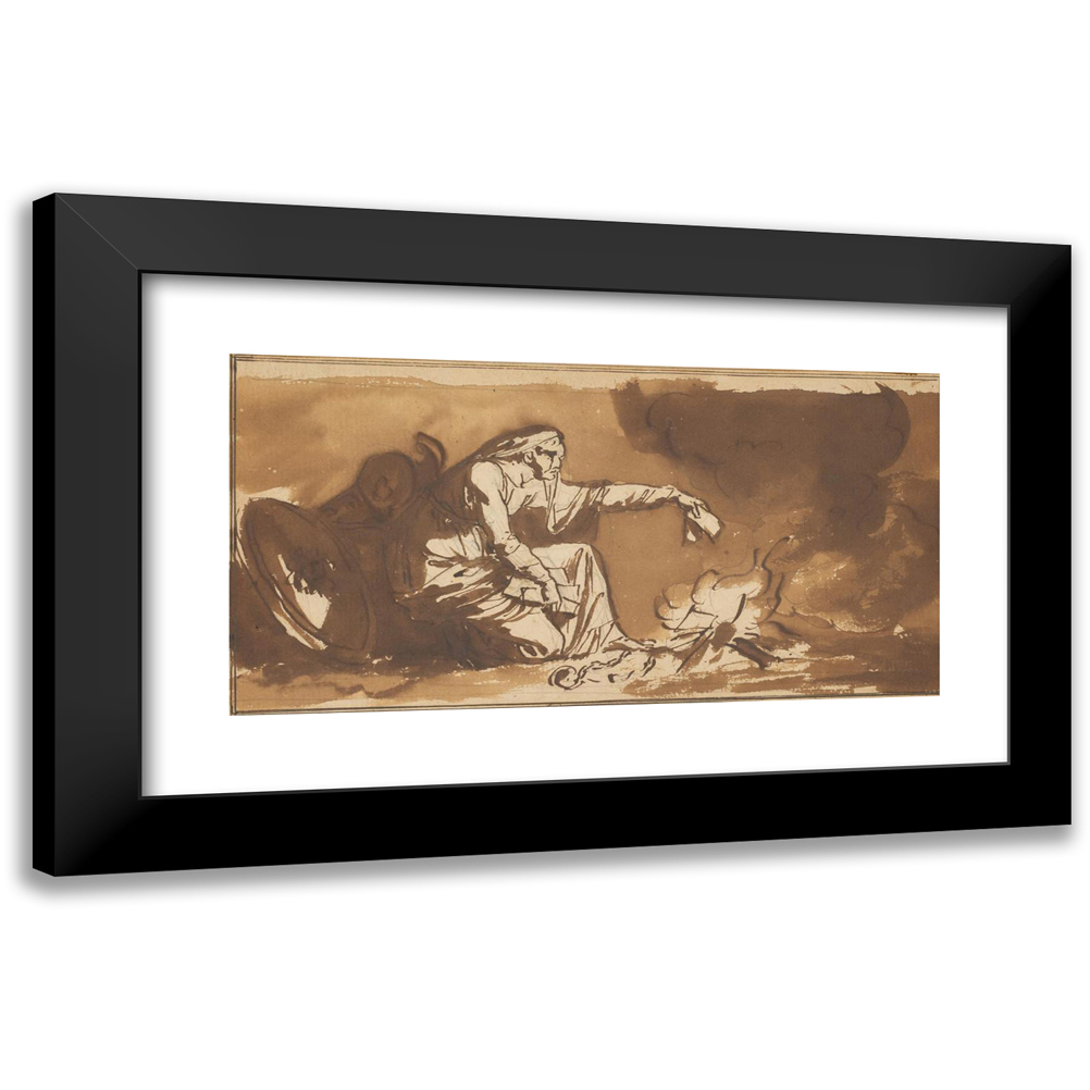Nicolai Abraham Abildgaard 24x14 Black Modern Framed Museum Art Print ...