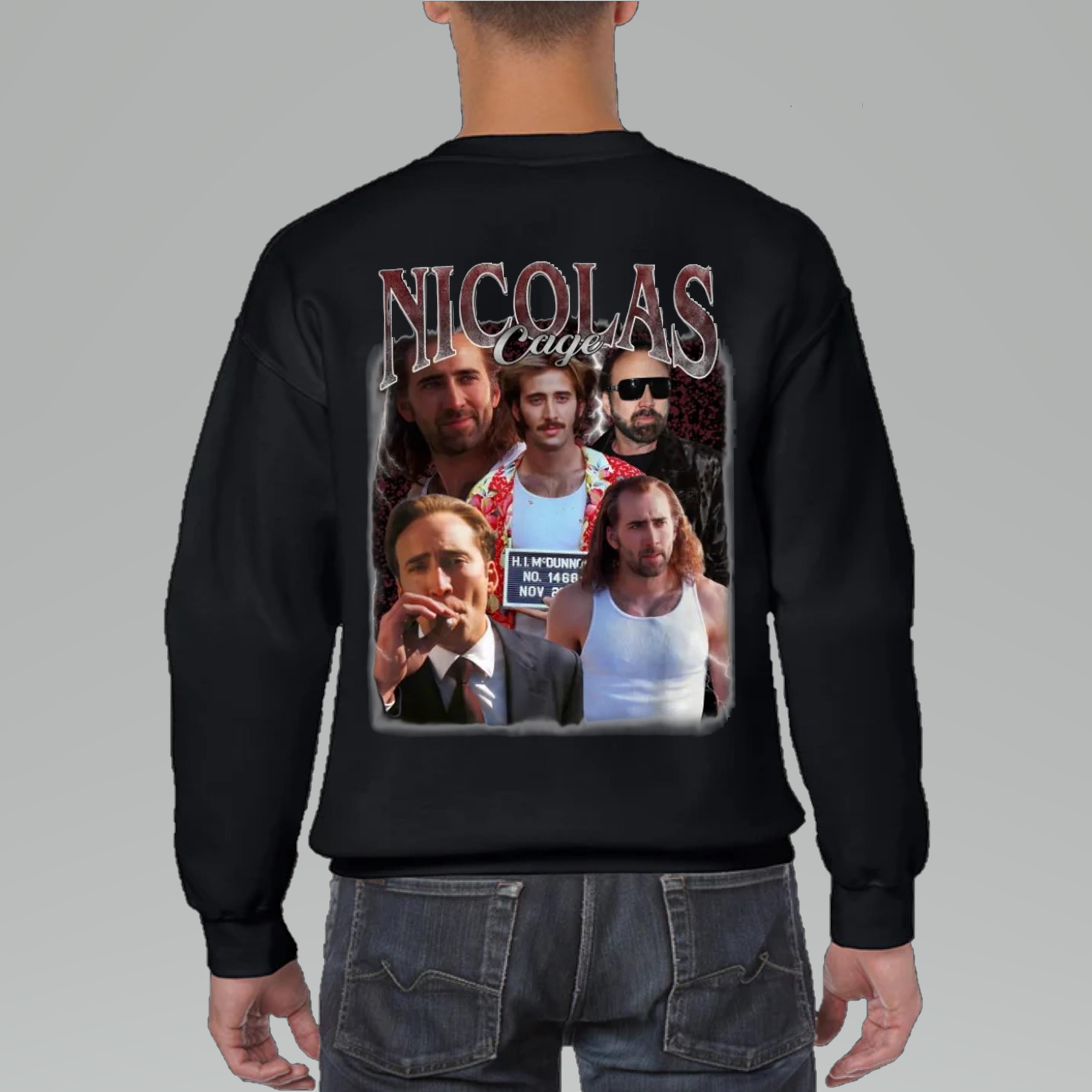 Nicolas Cage 90 S Bootleg Rap Shirt - Walmart.com
