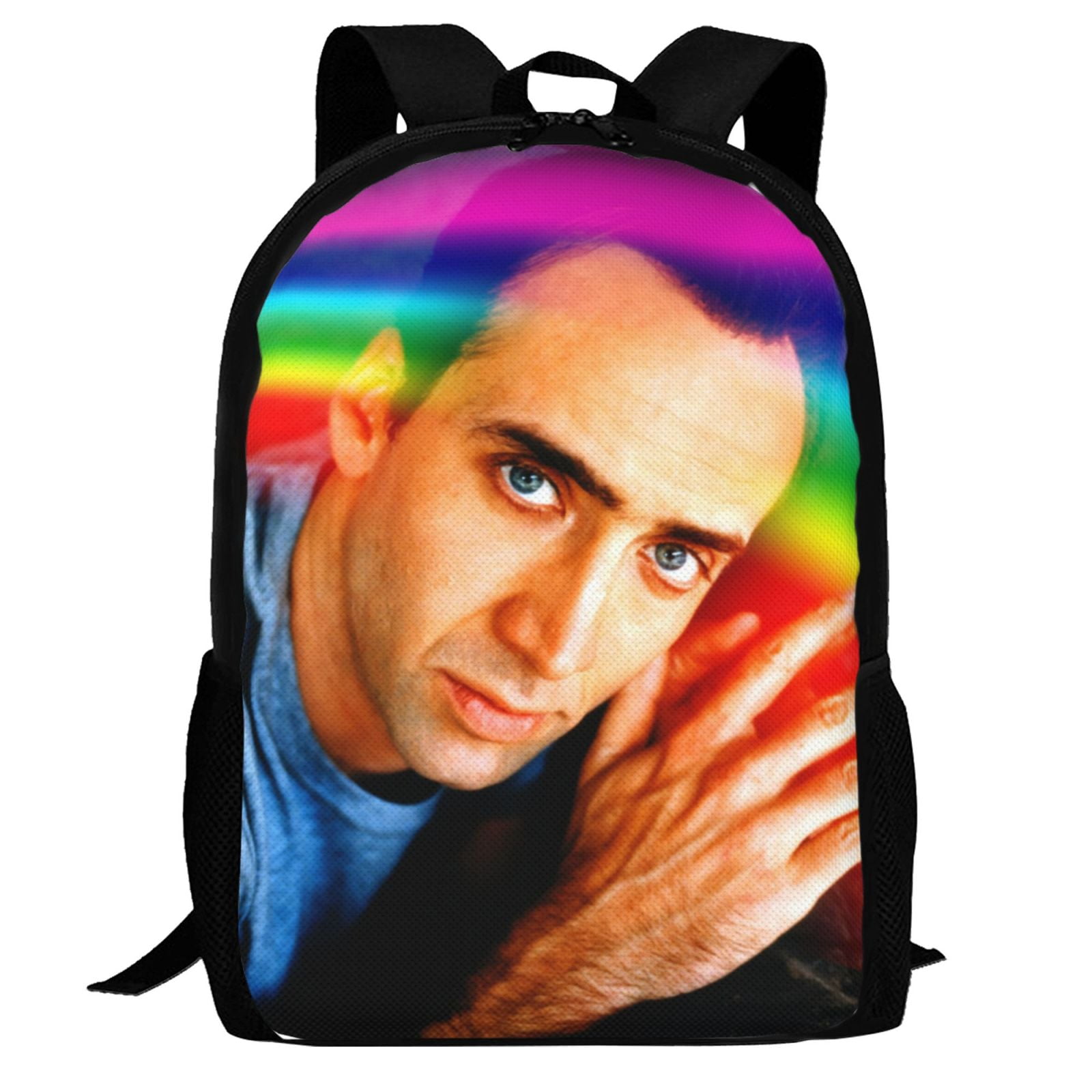 Nicolas Cage Backpack,3d Print Laptop Backpack Lightweight Casual ...