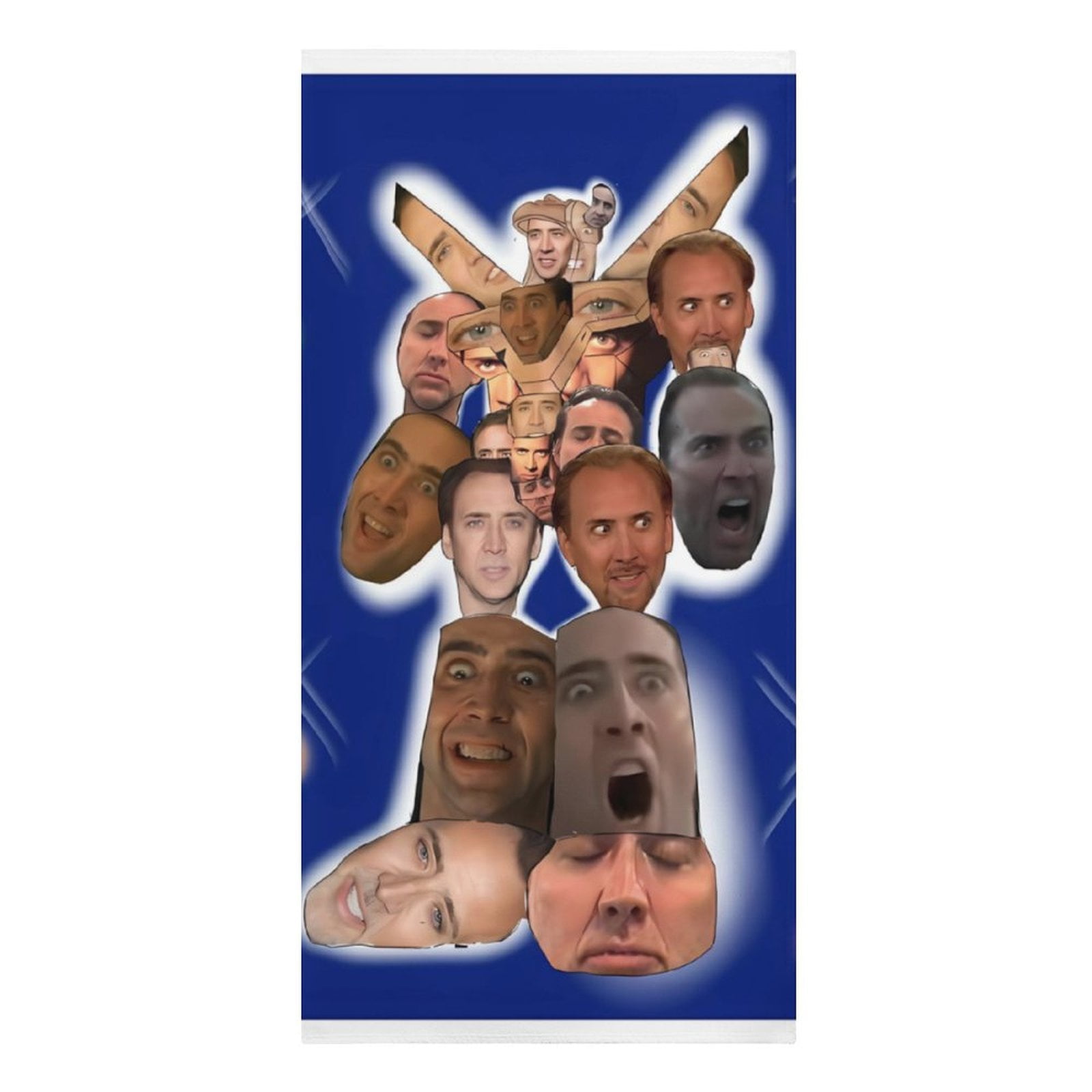 Nicolas Cage Beach Towel For Wiping Body Strong Water-Absorbing Package ...