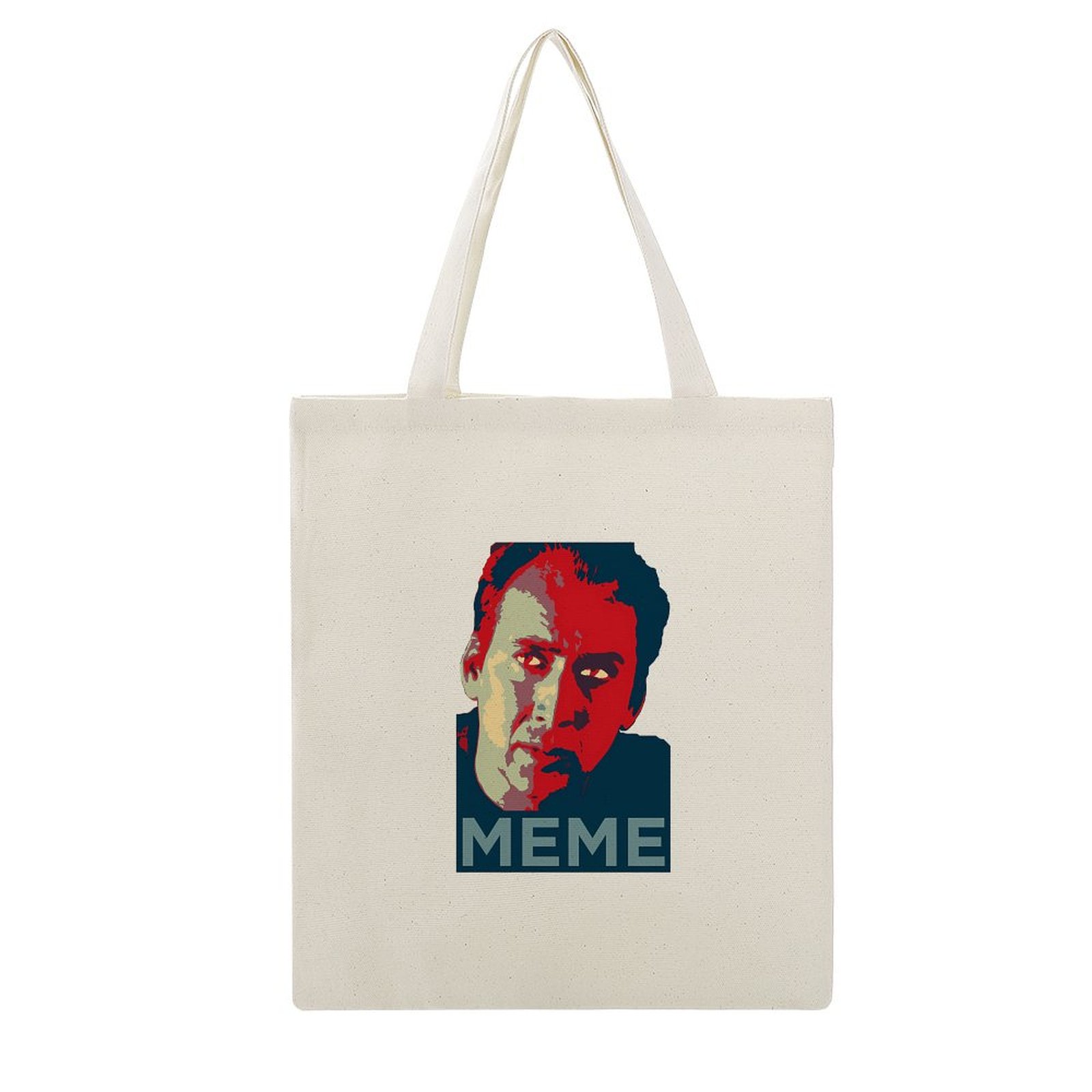 Nicolas Cage Canvas Tote Bag Reusable Can Be Carried On One Shoulder Or ...