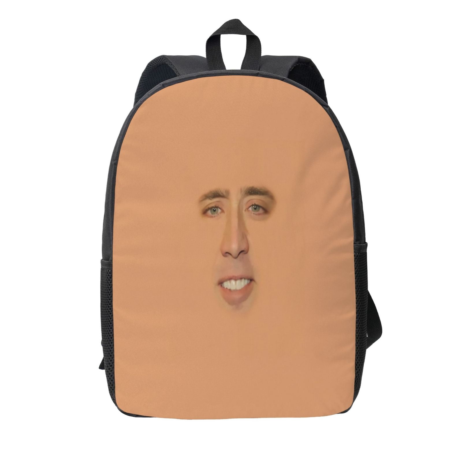 Nicolas Cage Full Face Backpack Simple Lightweight Backpack Fashion ...