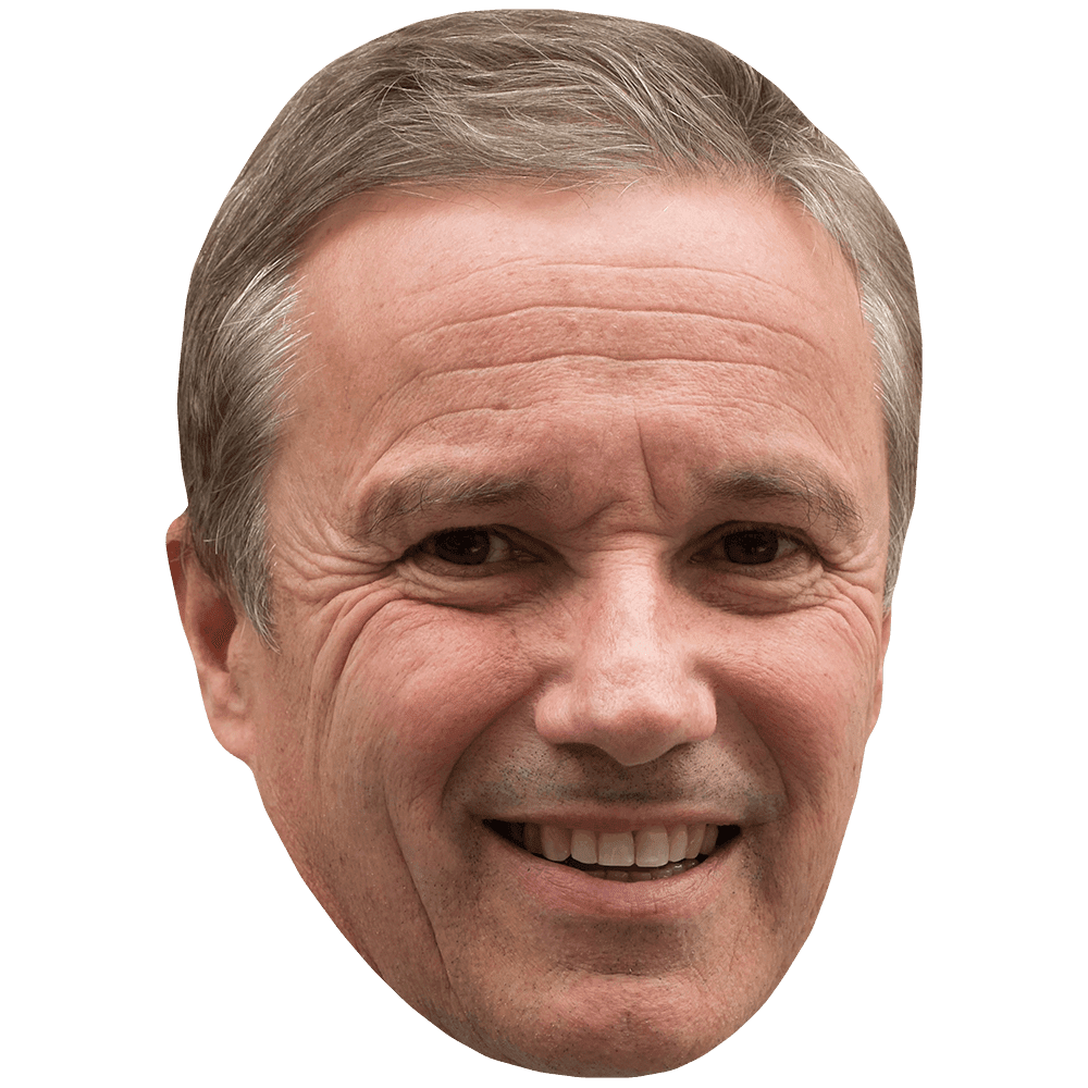 Nicolas Dupont-Aignan (Smile) Celebrity Mask, Flat Card Face, Fancy ...