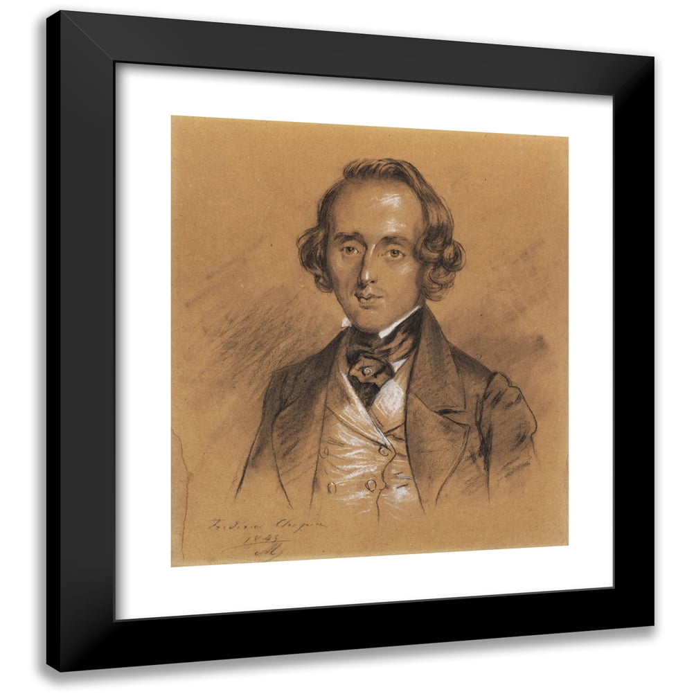 Nicolas Eustache Maurin 20x22 Black Modern Framed Museum Art Print ...