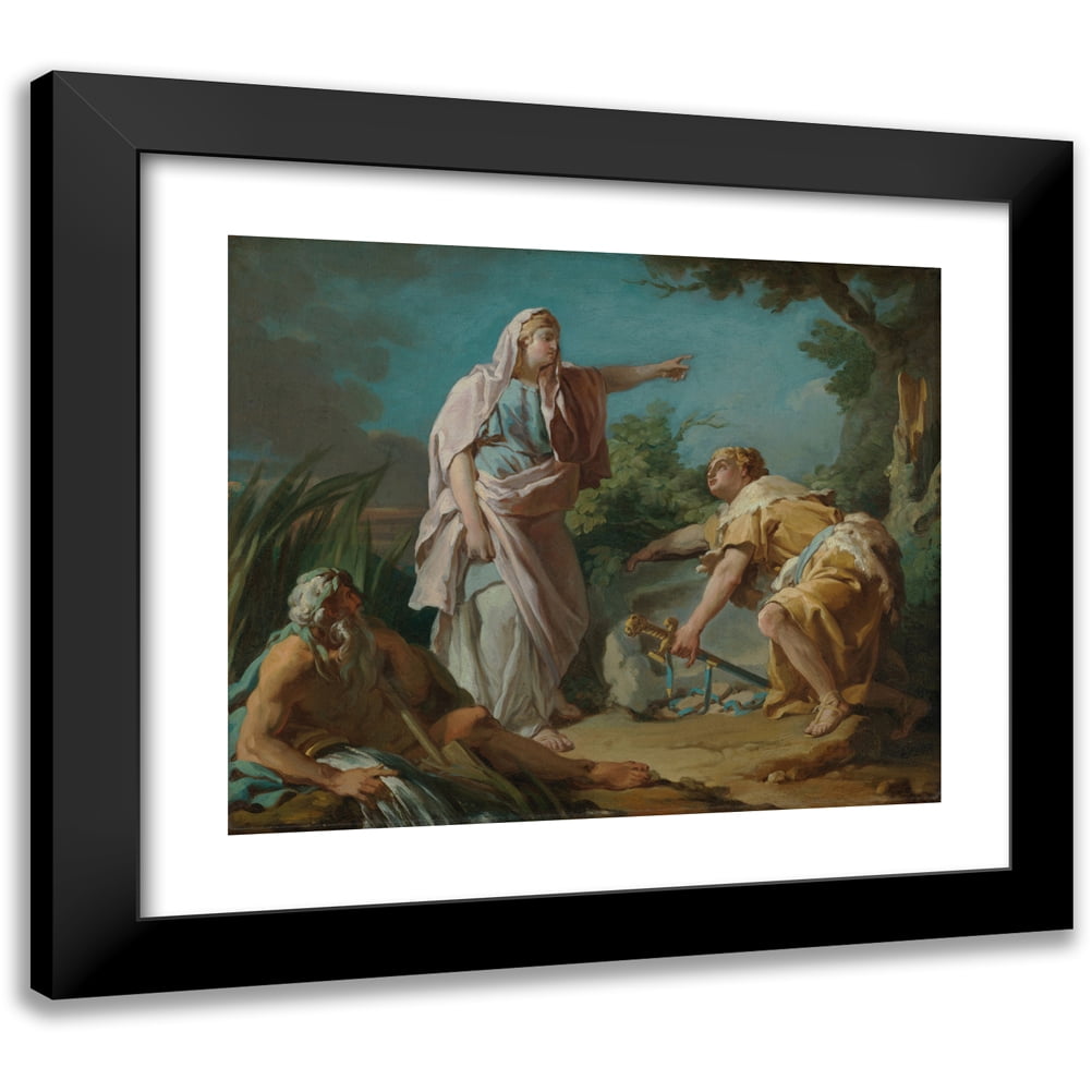 Nicolas-Guy Brenet 23x20 Black Modern Framed Museum Art Print Titled ...