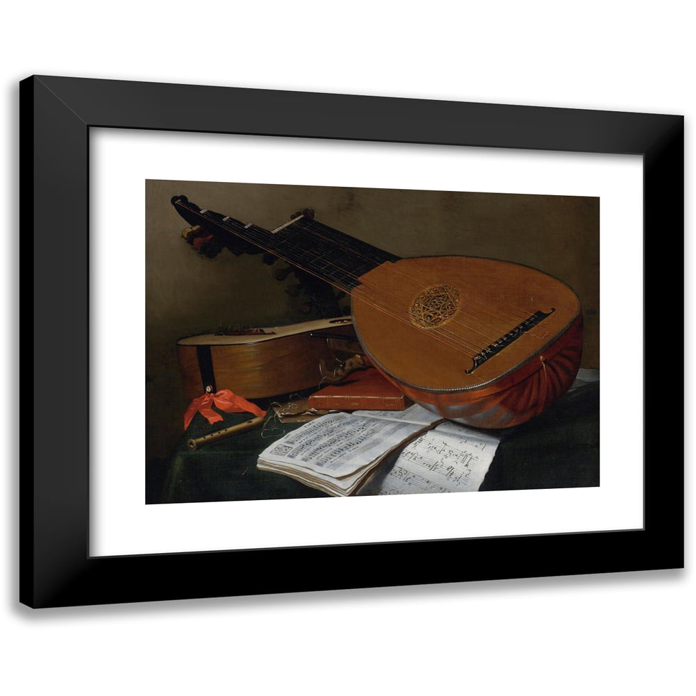 Nicolas-Henri Jeaurat de Bertry 24x18 Black Modern Framed Museum Art ...